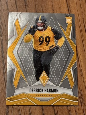 2025 Panini Phoenix Derrick Harmon Rc NM Pittsburgh Steelers Oregon ...