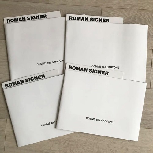 Comme Des Garcons 2024Dm 4 Books Roman Singer Japan EA | eBay