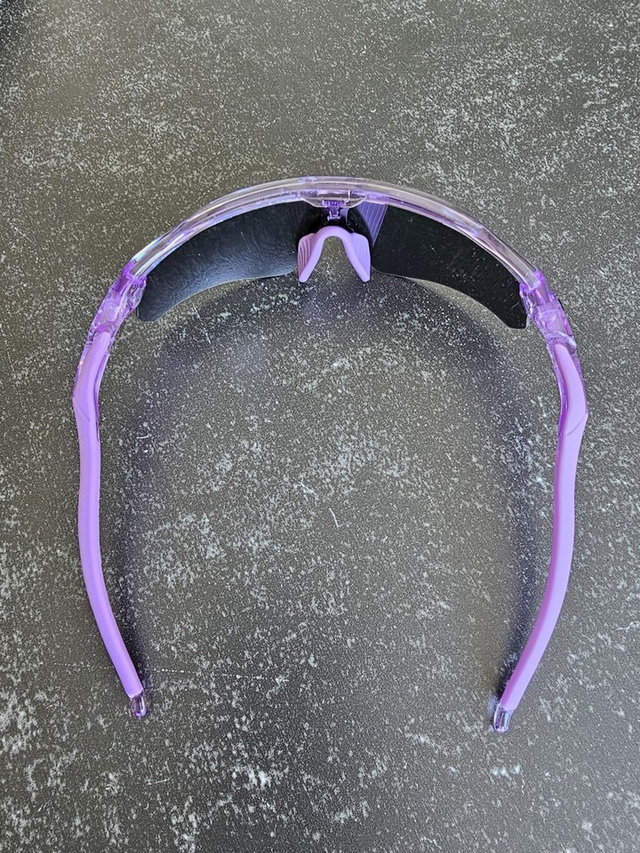 Oakley EV Radar Path Sport Sunglasses purple Lens clear purple Frame ...