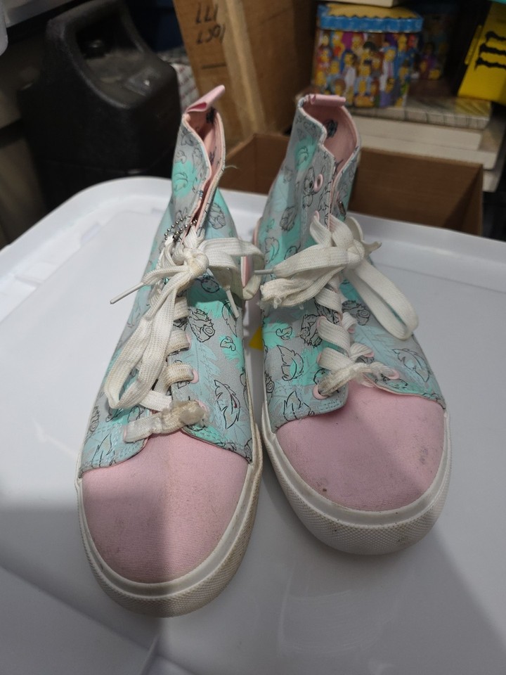 Disney Women's Stitch And LILO High-Top Lace-up Sneakers Shoes From Dvd ...