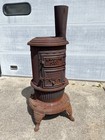 Round Oak Wood Stove