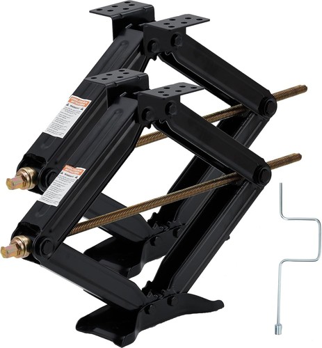 1/2PCS 5000lbs RV Stabilizer Jacks 24"/30" Leveling Scissor Jacks ...