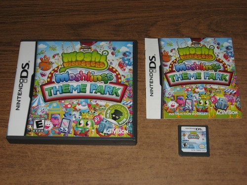 Moshi Monsters: Moshlings Theme Park (Nintendo DS, 2012) Complete ...