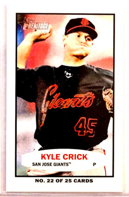 2013 Topps Heritage Minors '64 Bazooka Mini Kyle Crick card #KC (#64B ...