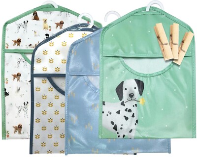 HANGING PEG BAG HANGER DOG STRONG CLOTHES LAUNDRY WASHING LINE PEGS ...