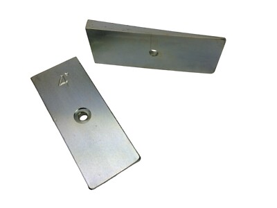 WFO Concepts Steel Axle Degree Shims, 2" Wide, 4 degree, caster pinion ...