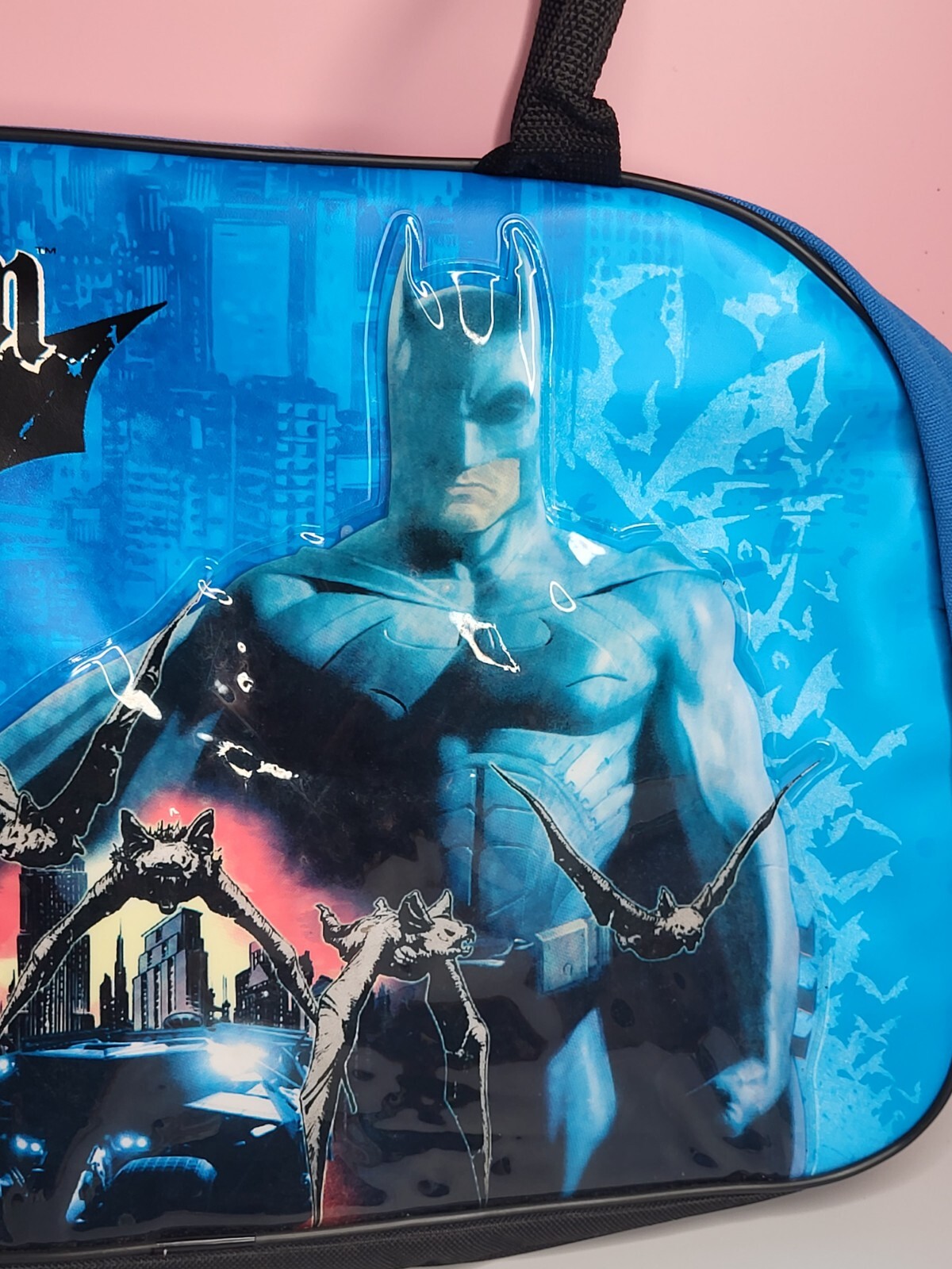 Batman Begins DC Comic Satchel/Book bag With Tag Zip Up | eBay