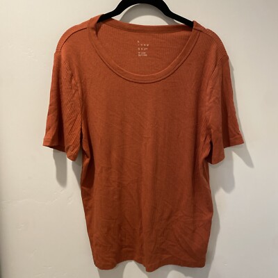 A New Day Shirt Short Sleeve XX Large Orange | eBay