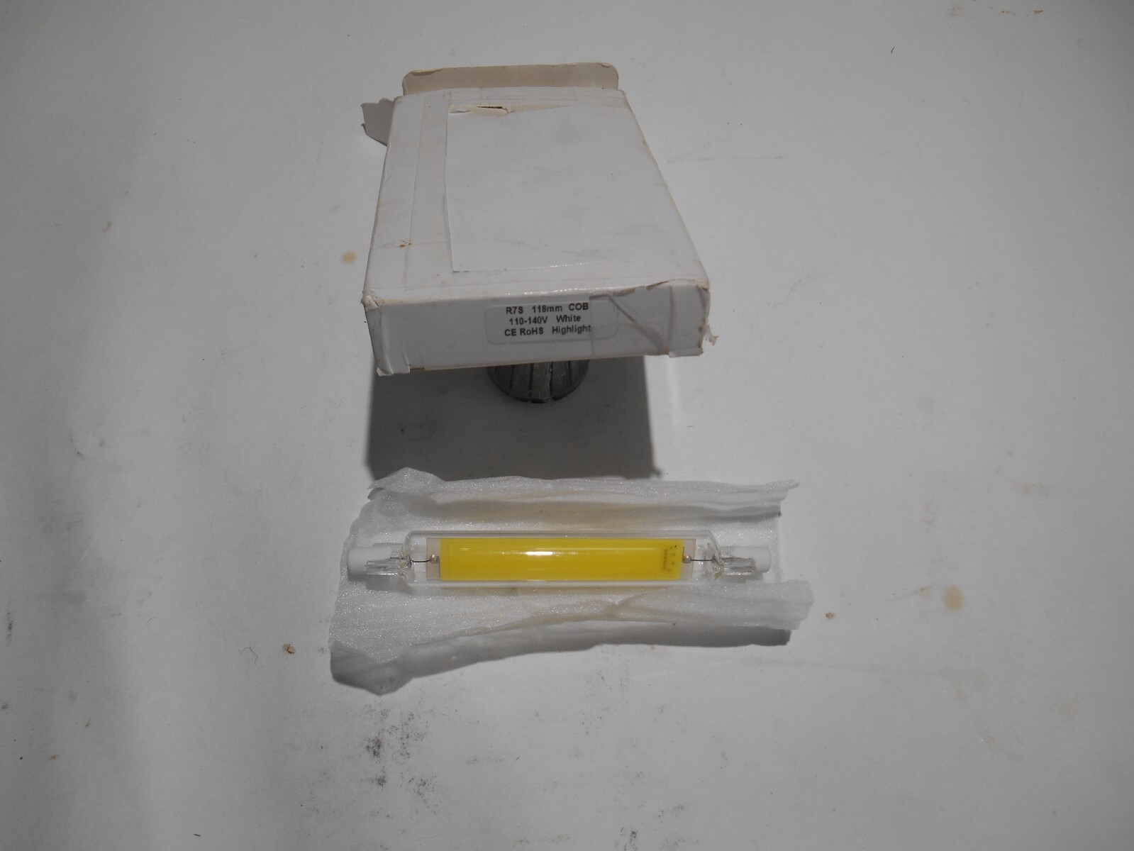 R7s Cob LED Glass Tube J118 Bulb Dimmable For Home Lighting Replace ...