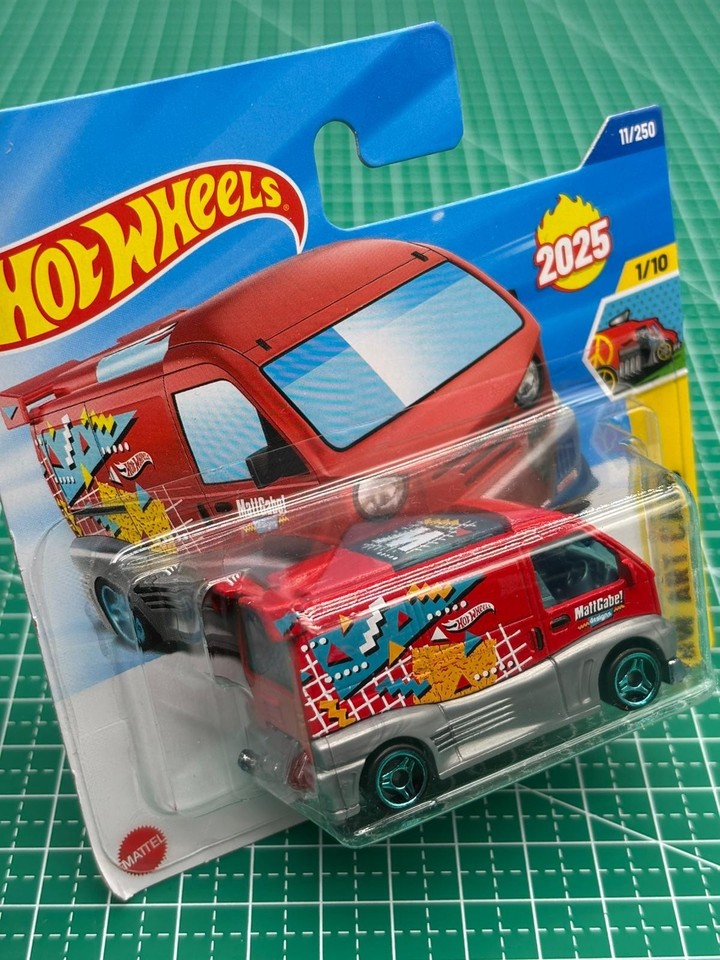 2025 HOT WHEELS KEI SWAP SERIES HW ART CARS SHORT CARD RED NEW IN YEAR ...