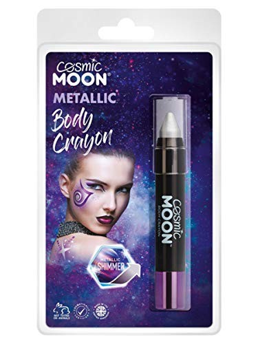 Smiffys Cosmic Moon Metallic Body Crayons, Silver 5056135611210 | eBay
