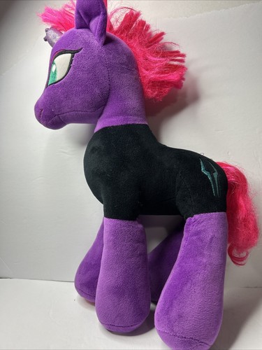 Build A Bear My Little Pony Tempest Shadow Unicorn Plush Purple Black ...
