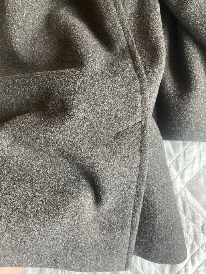 Corneliani Made in Italy Pure Wool Raglan Sleeve Overcoat in Gray Size ...