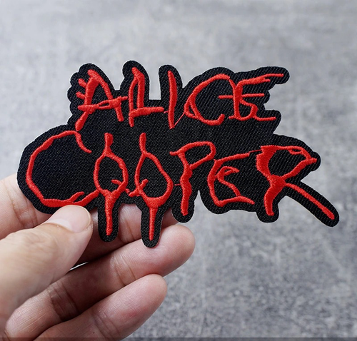 ALICE COOPER EMBROIDERED PATCH...SEW-ON...IRON -ON... | eBay