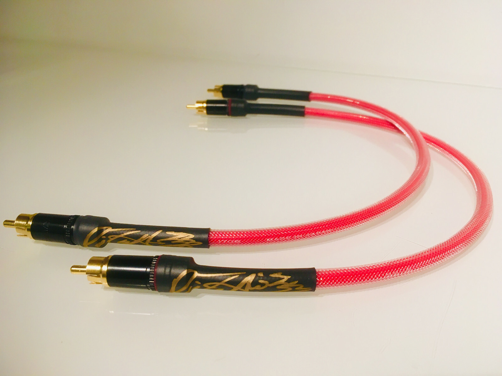 Audiophile Pine Tree Audio Red Prism RCA Interconnects Canare CUSTOM ...