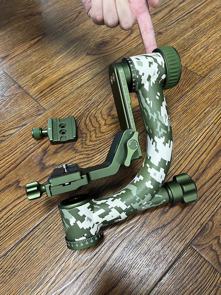 Sirui CT-3204 Camo Carbon fiber tripod CH-20 Gimbal Head For Nikon ...