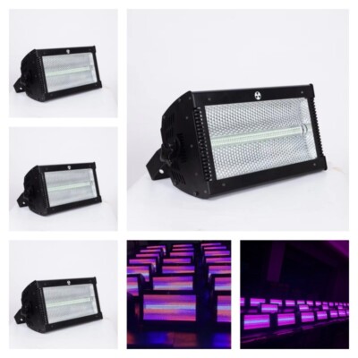 4pcs Atomic 3000 RGB+W LED Strobe Stage Light Flash Wash strobescopic ...