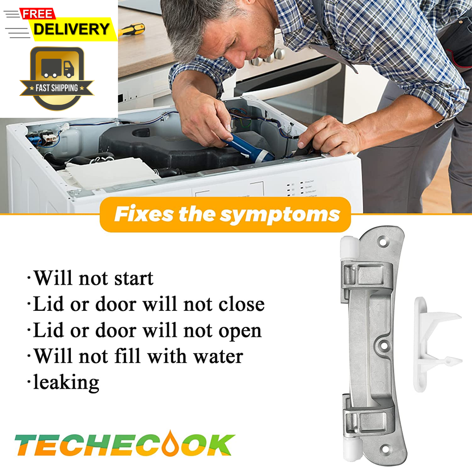 Washer Door Hinge for Front Load 134550800 131763310 Kit Replacement ...