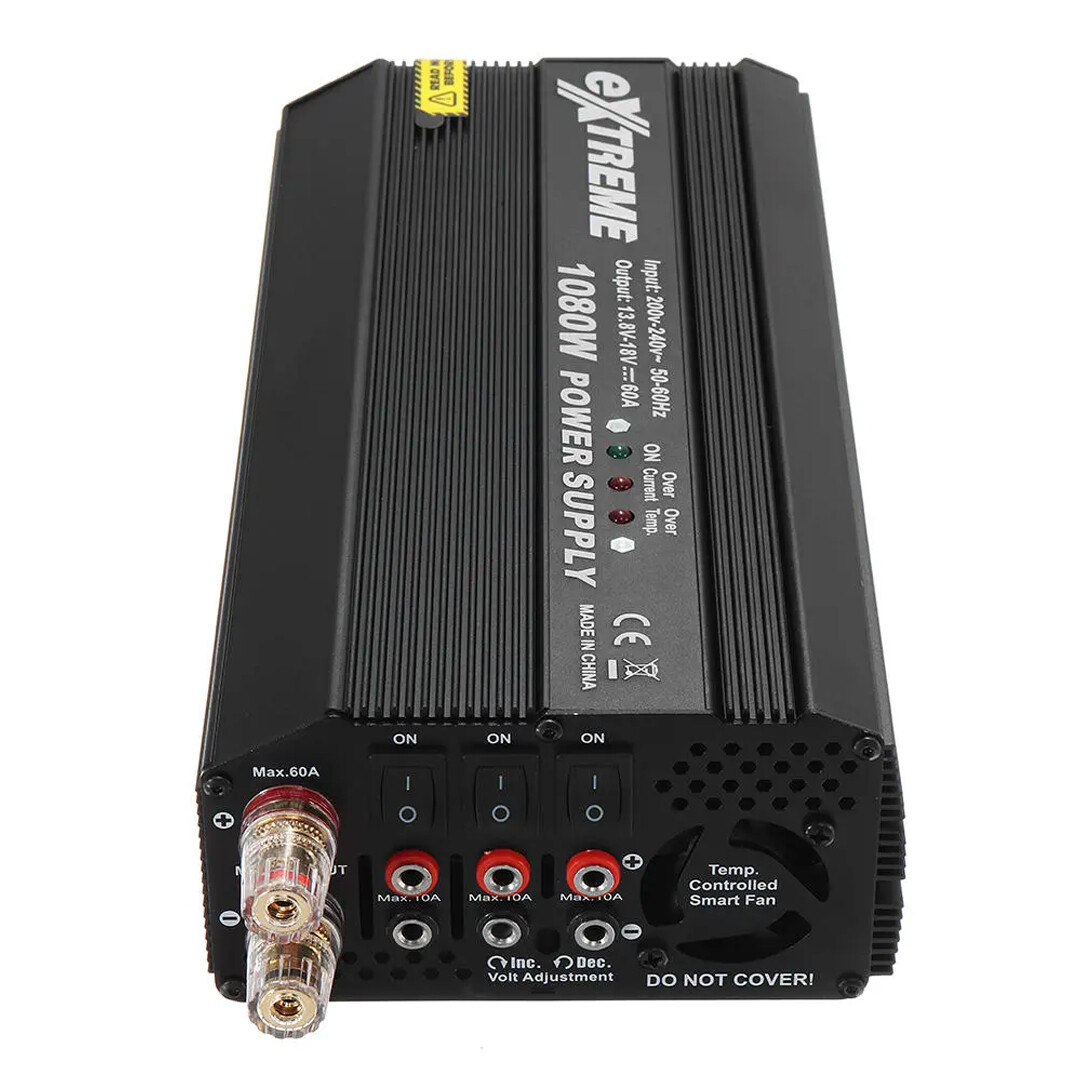 SKYRC Extreme PSU 1080W 18V 60A AC Power Supply Adapter for RC Chargers ...