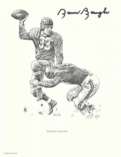 WASHINGTON REDSKINS SAMMY BAUGH SIGNED 8.5x11 PHOTO | eBay