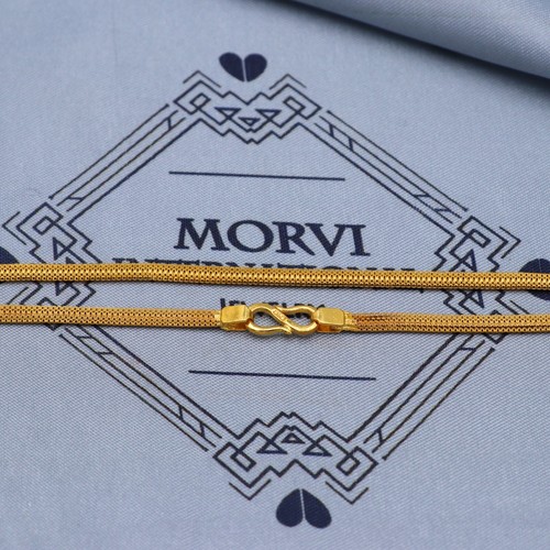 22k Yellow Gold Chain Necklace Indian Hallmark Jewelry HIGHWAY Gold ...