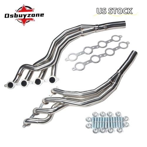 Stainless Long Tube Exhaust Headers Kit for 2010-2015 Chevy Camaro SS 6.2L V8 US | eBay