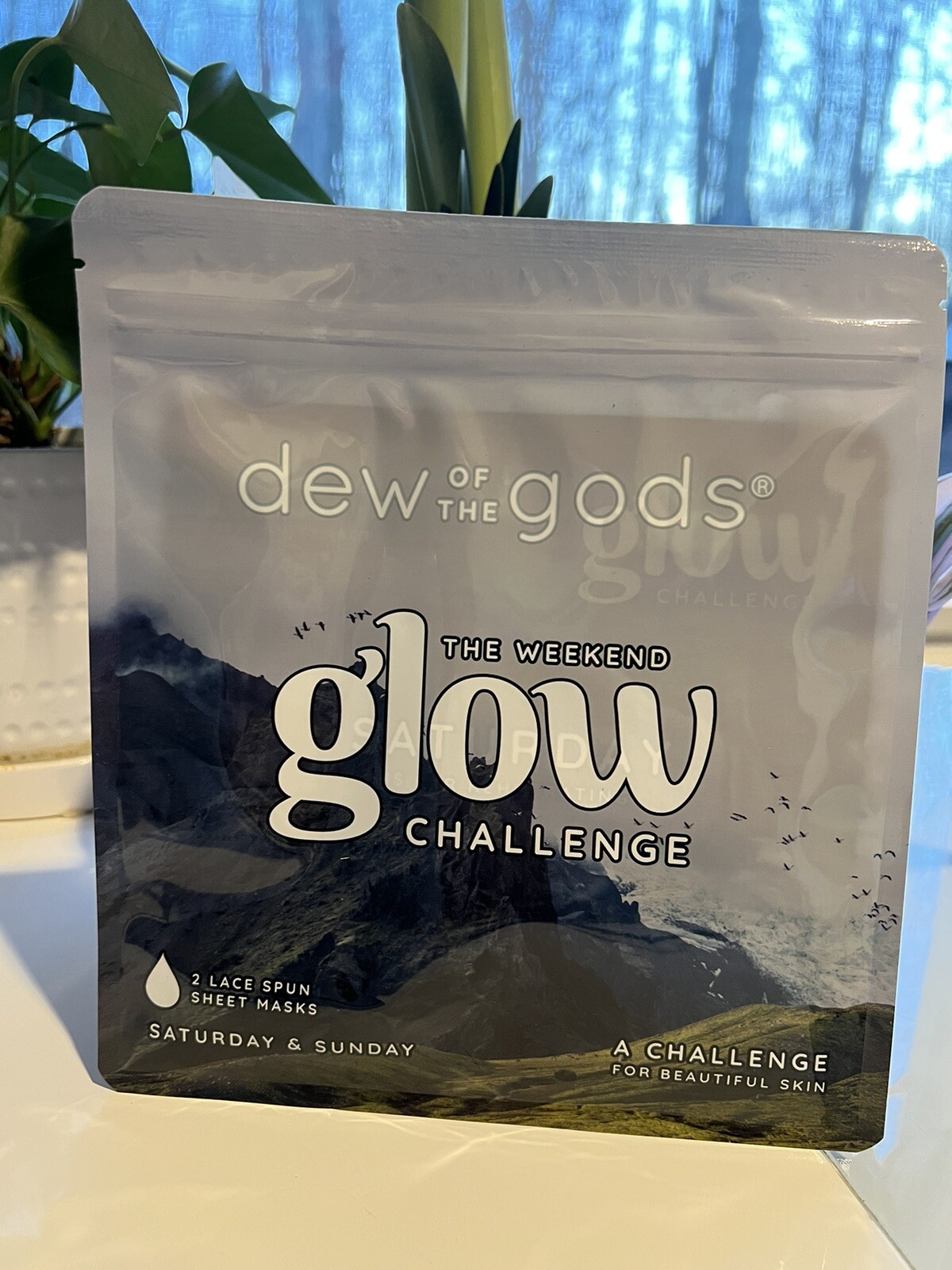 Dew of the Gods The Weekend Glow Challenge 2 Lace Spun Face Masks | eBay