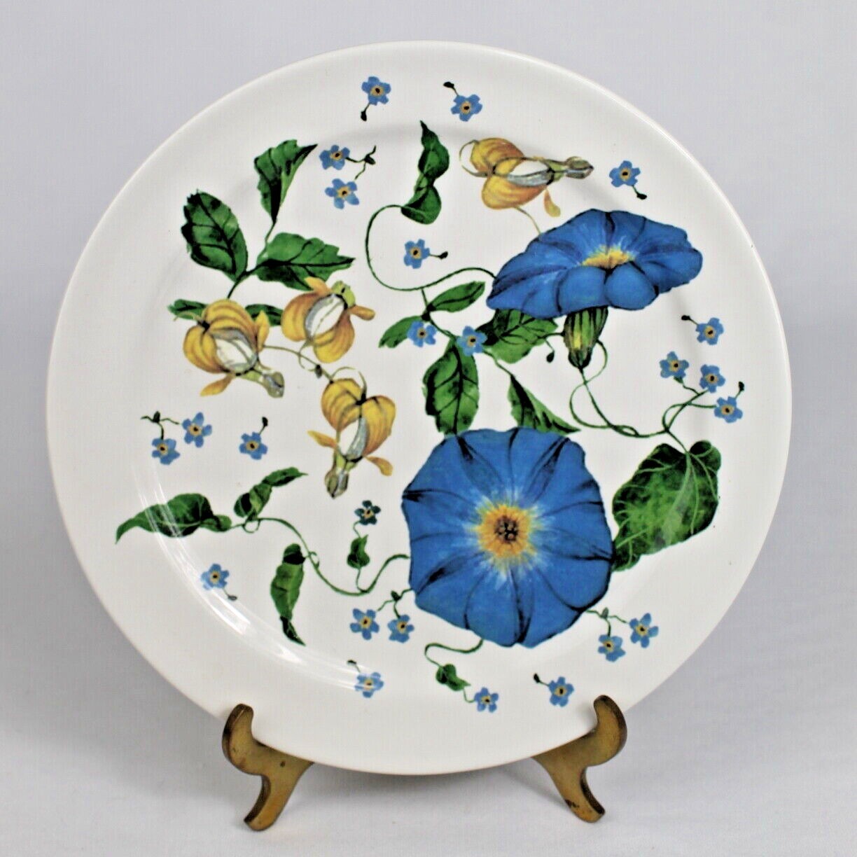 4 Cyndy Callog Collection Ceramic Plates - Fowers , Butterflies, & a ...