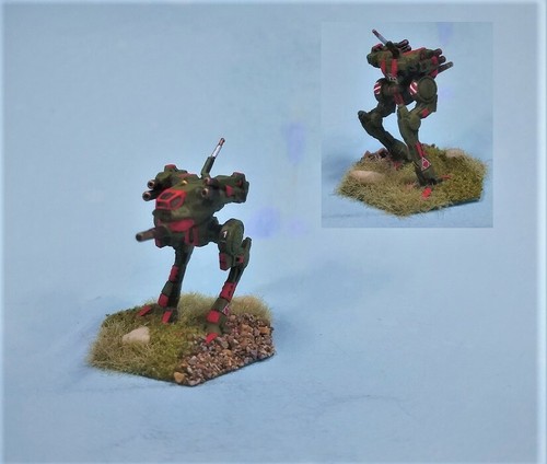Battletech painted miniature Locust IVb Royal battlemech RG | eBay