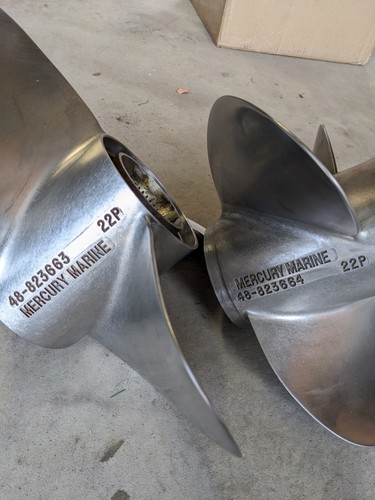 Mercury Bravo III 22p Prop Set 48-823663 48-823664 for sale online | eBay