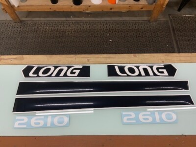Aftermarket Long 2610 Hood Tractor Decals | eBay