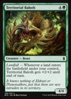 Territorial Baloth Light Play, English Magic the Gathering MTG Battle ...