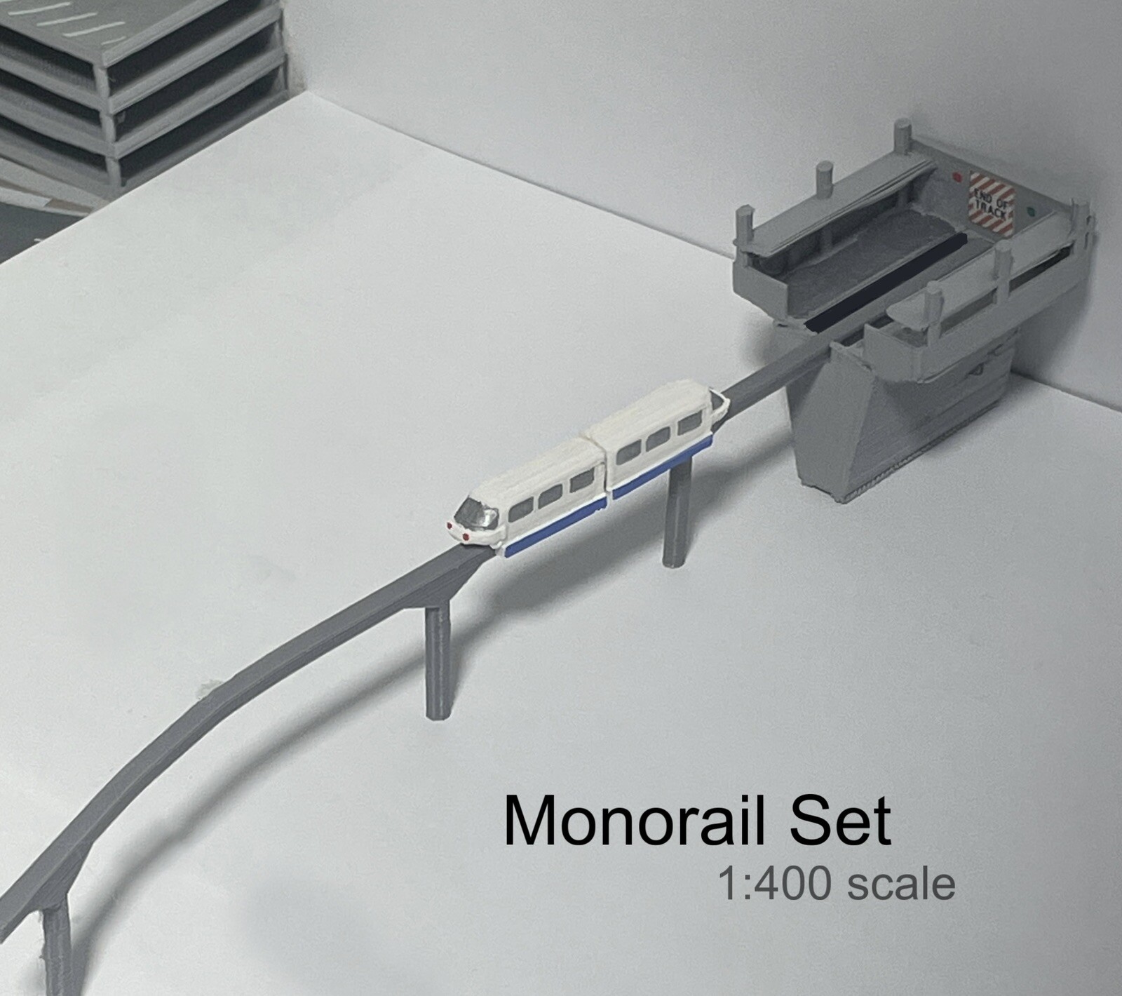 1/400 scale airport monorail for Gemini Jets, NG Models, JC wings ...