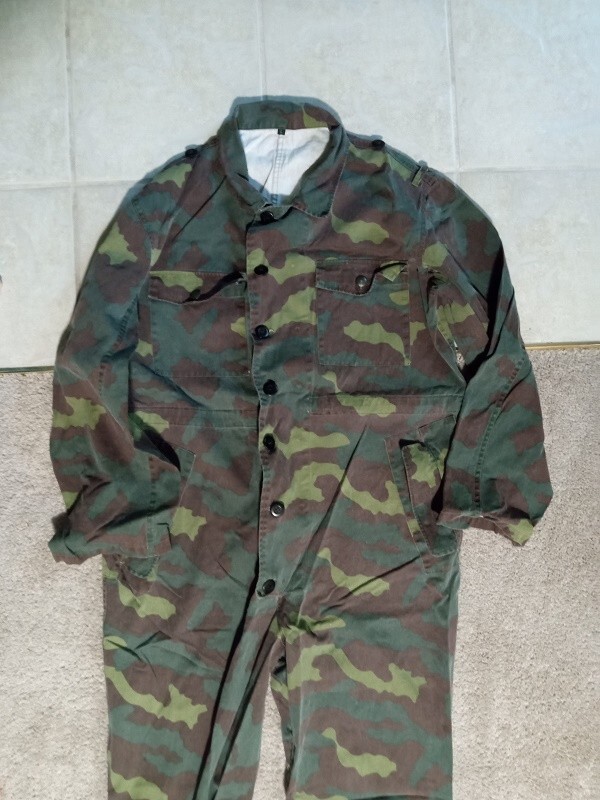 Reproduction WW2 Italian M29 Camo Panzer Tank Crew Coverall Kombi | eBay