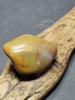 Lake Superior Agate 1.4oz Tumble Polished Limonite Stained Fortified ...