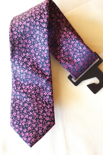 Express Men`s Floral Textured Narrow Silk Tie New $49 | eBay