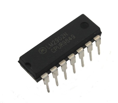 LM2902N Motorola Quad Linear Quad Operational Amplifiers - for sale ...