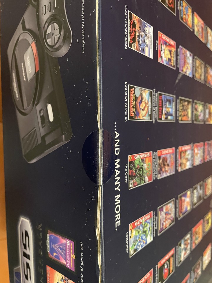 SEGA GENESIS FLASHBACK Mini HD Plug & Play Console w/ 85 Games + 2 ...