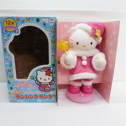 Pinocchio Hello Kitty Glitter Dancing Santa Christmas Figure Toy New ...