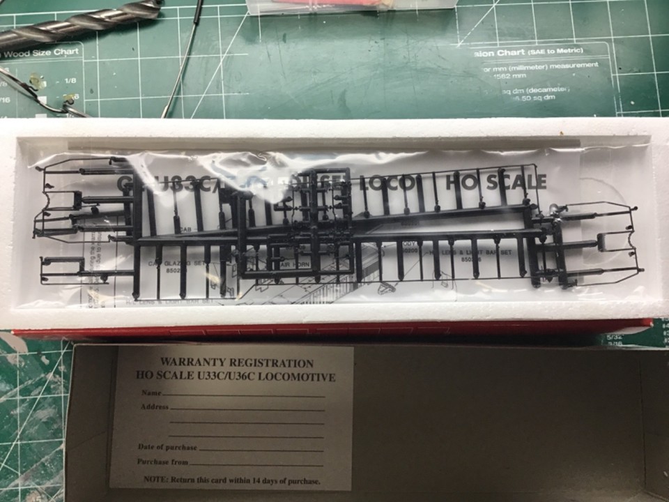 Atlas HO Scale U33C No.8534 Penn Central Road Number 6549 | eBay