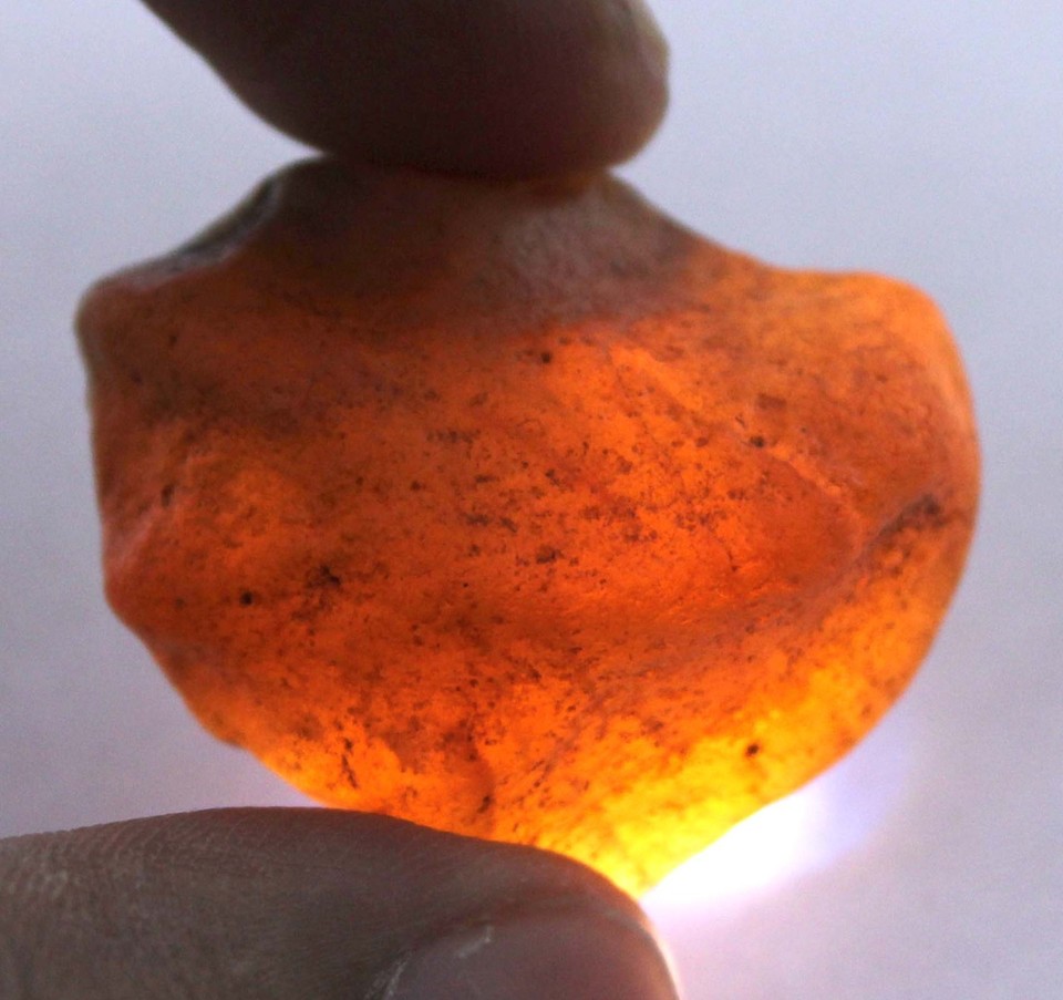 96.90 Ct AGI Certified Hessonite Garnet Natural Orangish Brown Gems ...