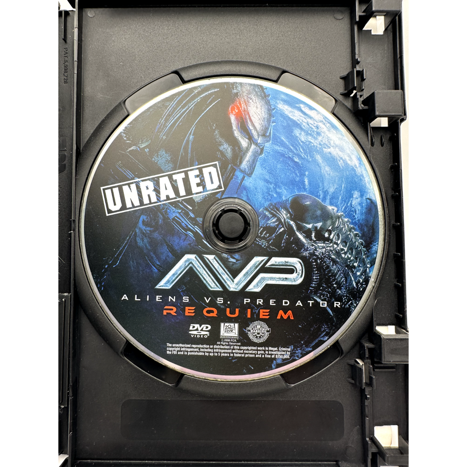 Aliens vs. Predator Requiem AVP (2007) Unrated DVD Aylesworth Pasquale ...