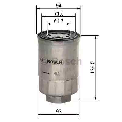 SAKURA FC1001 - Fuel filter cross reference