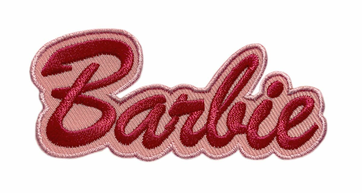 Barbie Name Tag Embroidered Iron on Sew on Patch [3.0 INCH - BP5] | eBay