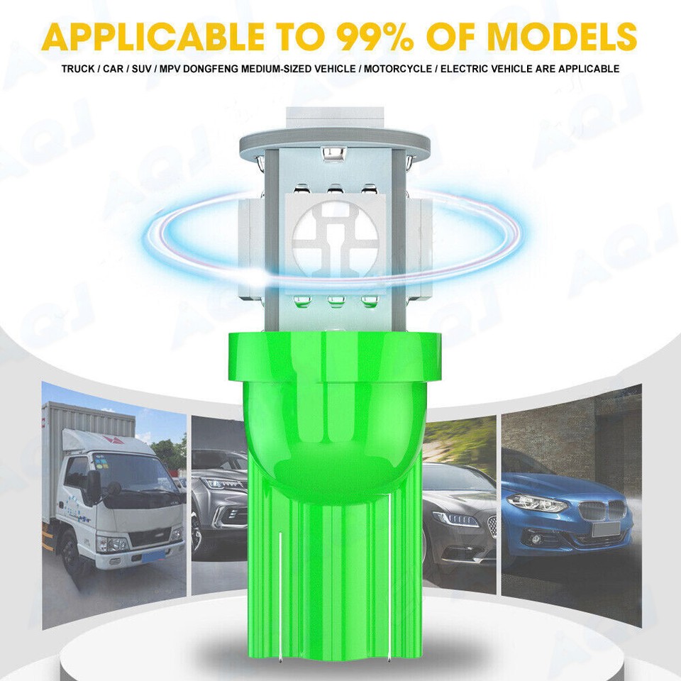 NEW Dash Cluster Gauge GREEN LED LIGHT BULB KIT Fit 95-98 Toyota ...