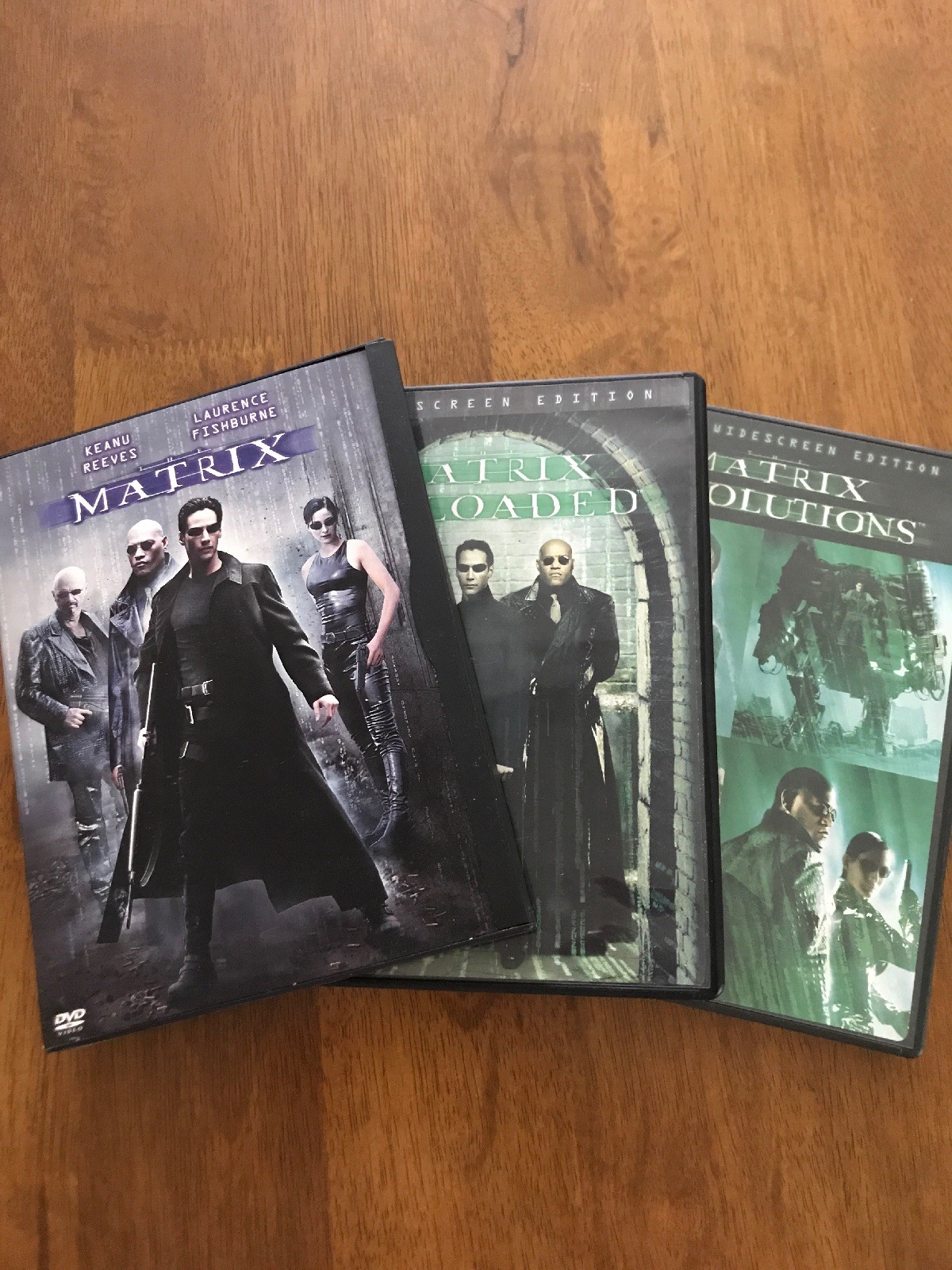 The Matrix (DVD, 1999) Matrix Reloaded (DVD, 2003) Matrix Revolution ...
