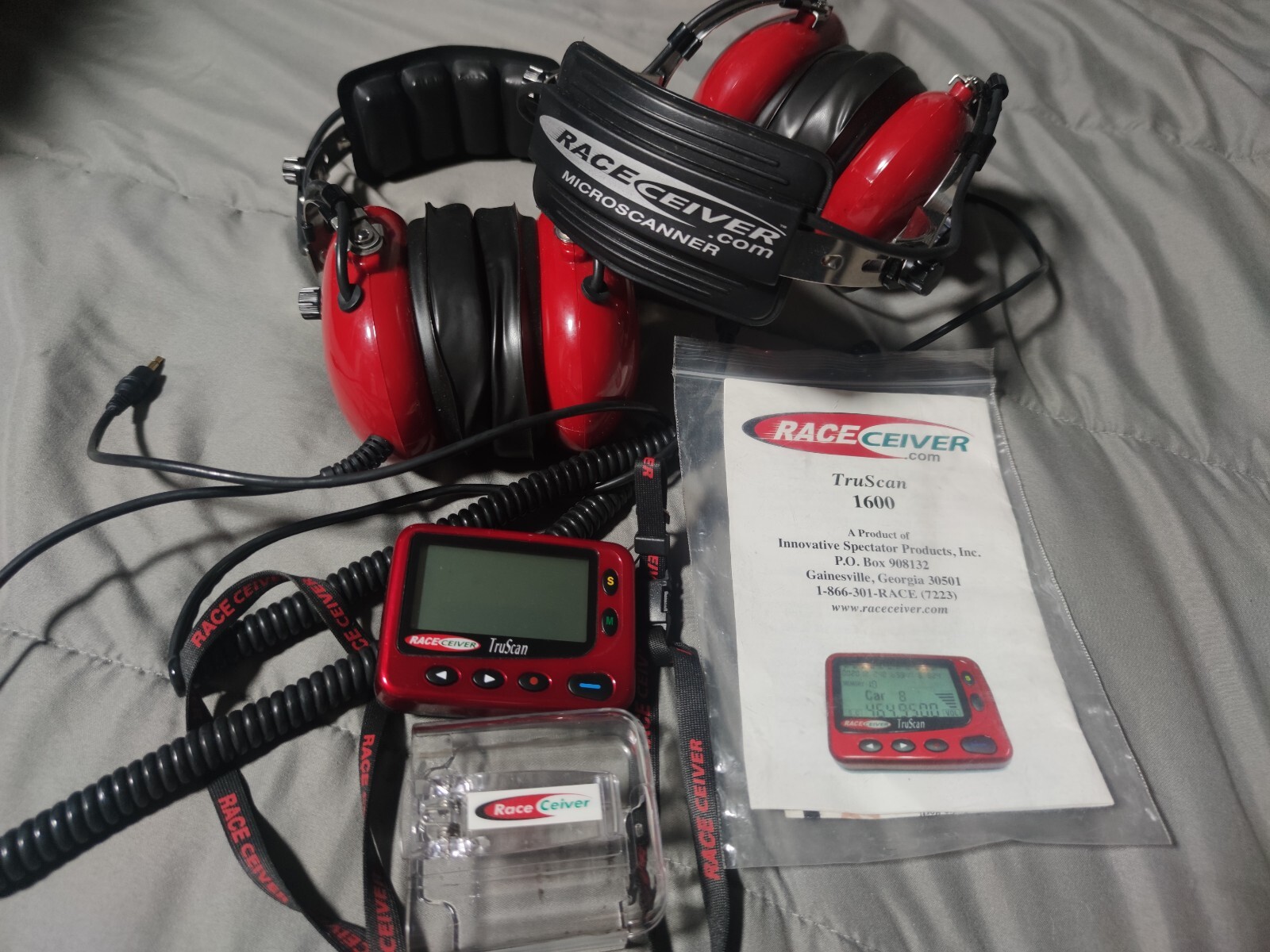 Raceceiver TruScan 1600 Micro Scanner Race Spectator Nascar Racing W ...