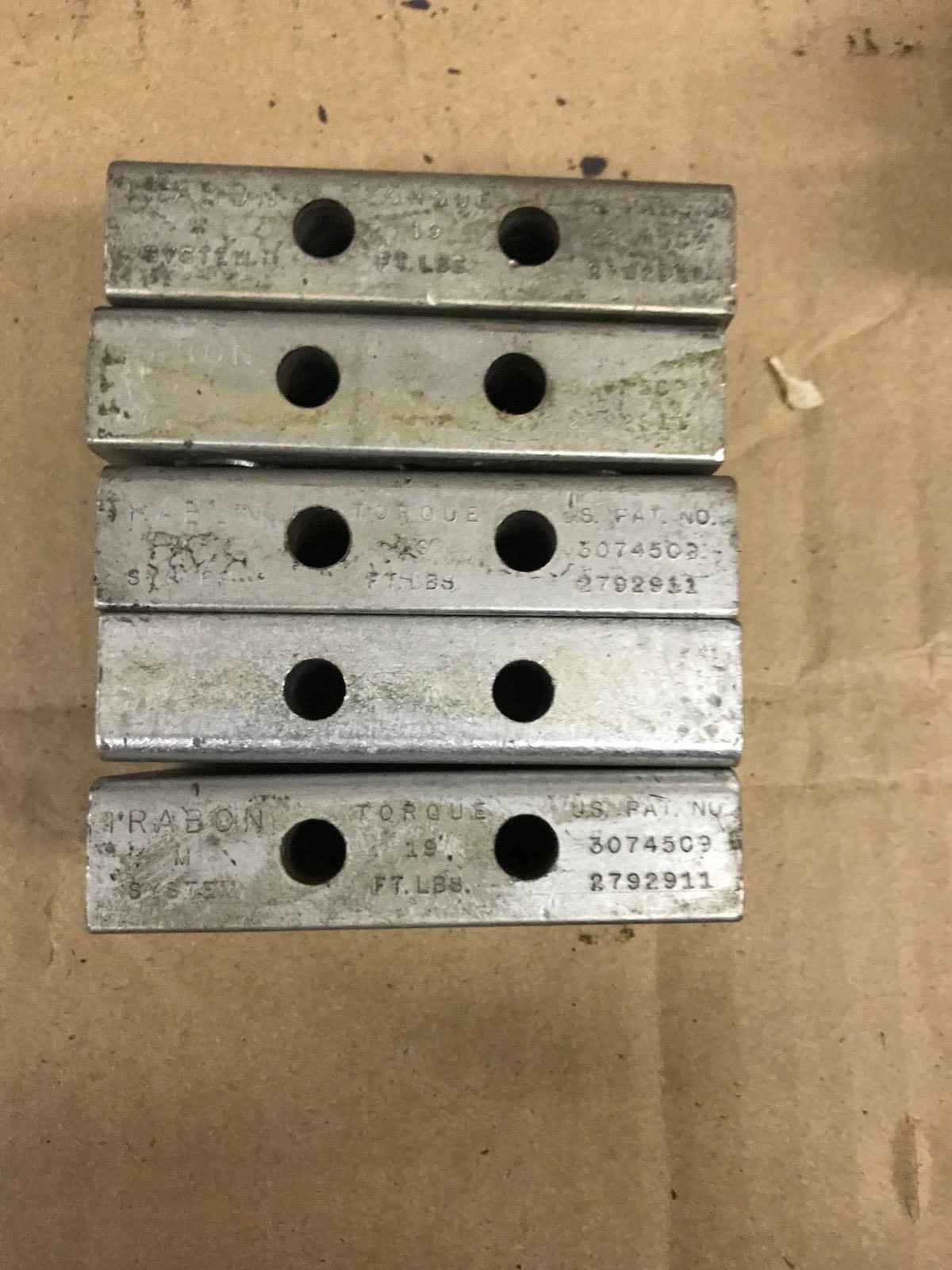 LOT OF 5 TRABON LUBRIQUIP DIVIDER VALVE BLOCK 3074509 2792911 | eBay