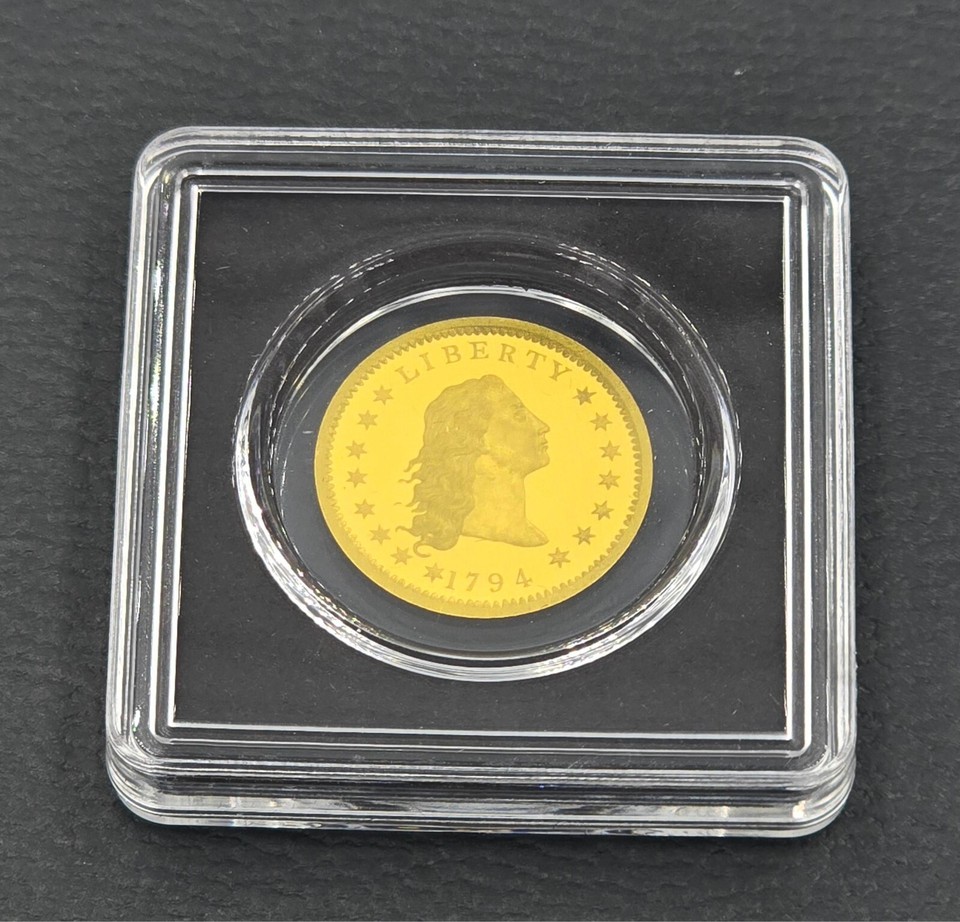 Flowing Hair dollar 1794 1/1000 Oz .999 Gold Coin 2024 | eBay