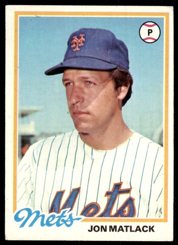 1978 Topps Jon Matlack (101) Baseball Cards #25 | eBay